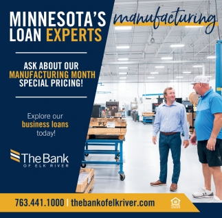 Minnesota's Loan Experts, The Bank Of Elk River, Zimmerman, MN