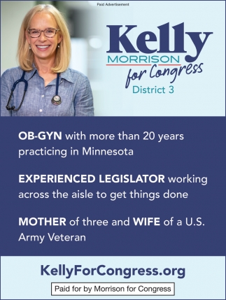 Experienced Legislator, Kelly Morrison, Mound, MN