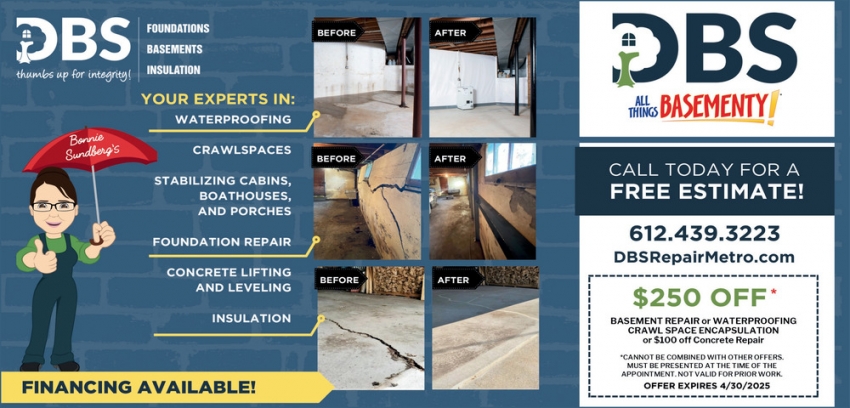 $250 OFF, DBS Repair Metro, Duluth, MN