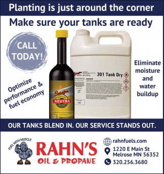 Optimize Performance & Fuel Economy, Rahn's Oil & Propane, Melrose, MN