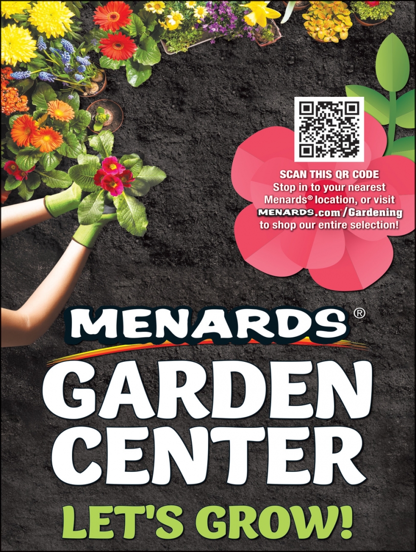 Let's Grow in Our Garden Center, Menards - Garden Center
