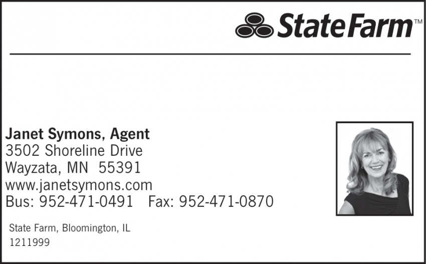 State Farm - Janet Symonses, State Farm - Janet Symons, Wayzata, MN