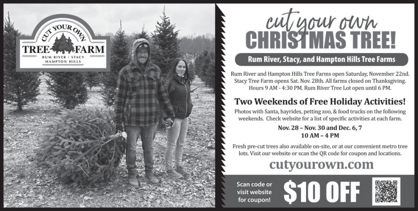 Cut Your Own Christmas Tree!, Rum River Tree Farm Nursery, Anoka, MN
